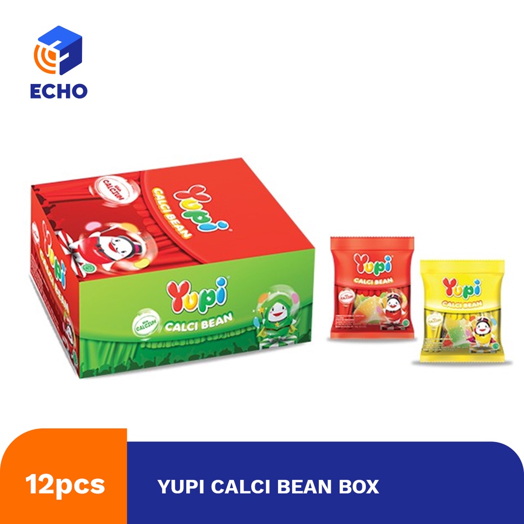Jual Yupi Calci Bean Box 14 gr x 12 Pcs | Shopee Indonesia