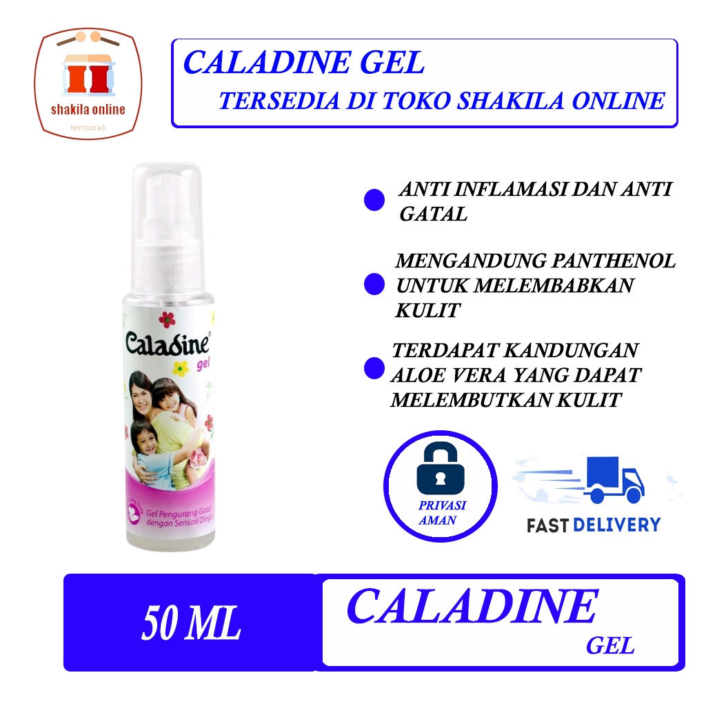 Jual Caladine Gel Pengurang Gatal 50 ml/Caladine Gel (Gel Pengurang Gatal)/Caladine Gel 50 Ml ...