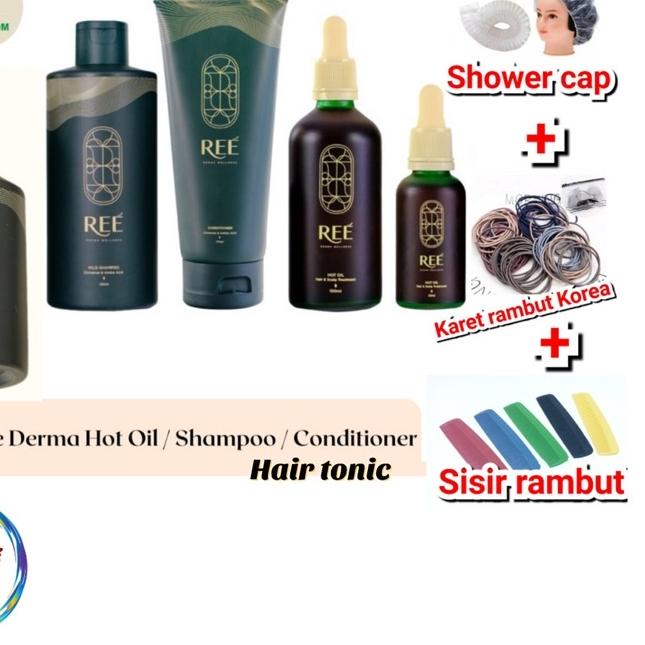 Jual 100% Original Ree Derma Hot Oil 30 ml 100ml Shampoo Conditioner ...