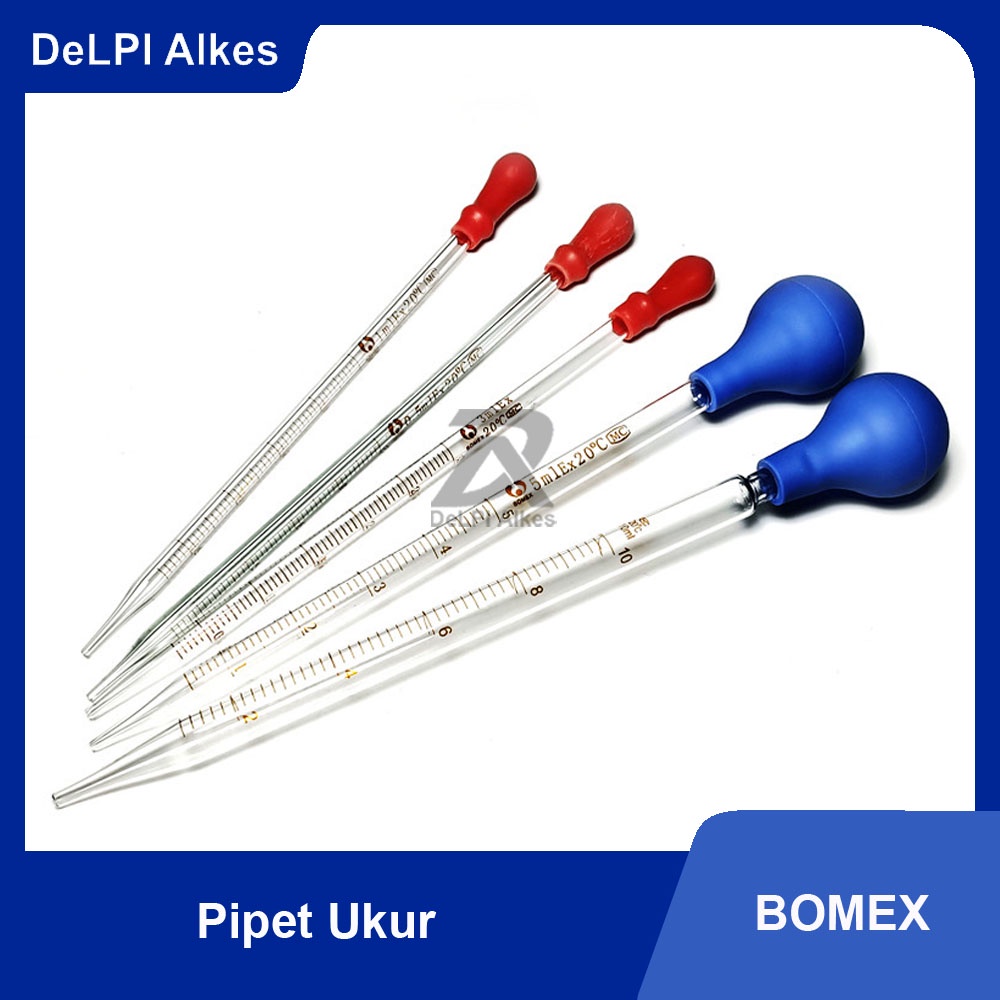 Jual Pipet Ukur Measuring 0,5 ml, 1 ml, 2 ml, 3 ml, 5 ml, 10 ml BOMEX | Shopee Indonesia