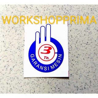 Jual STICKER YAMAHA STIKER LOGO GARANSI 3 TAHUN 3TAHUN 3THN 3TH ...
