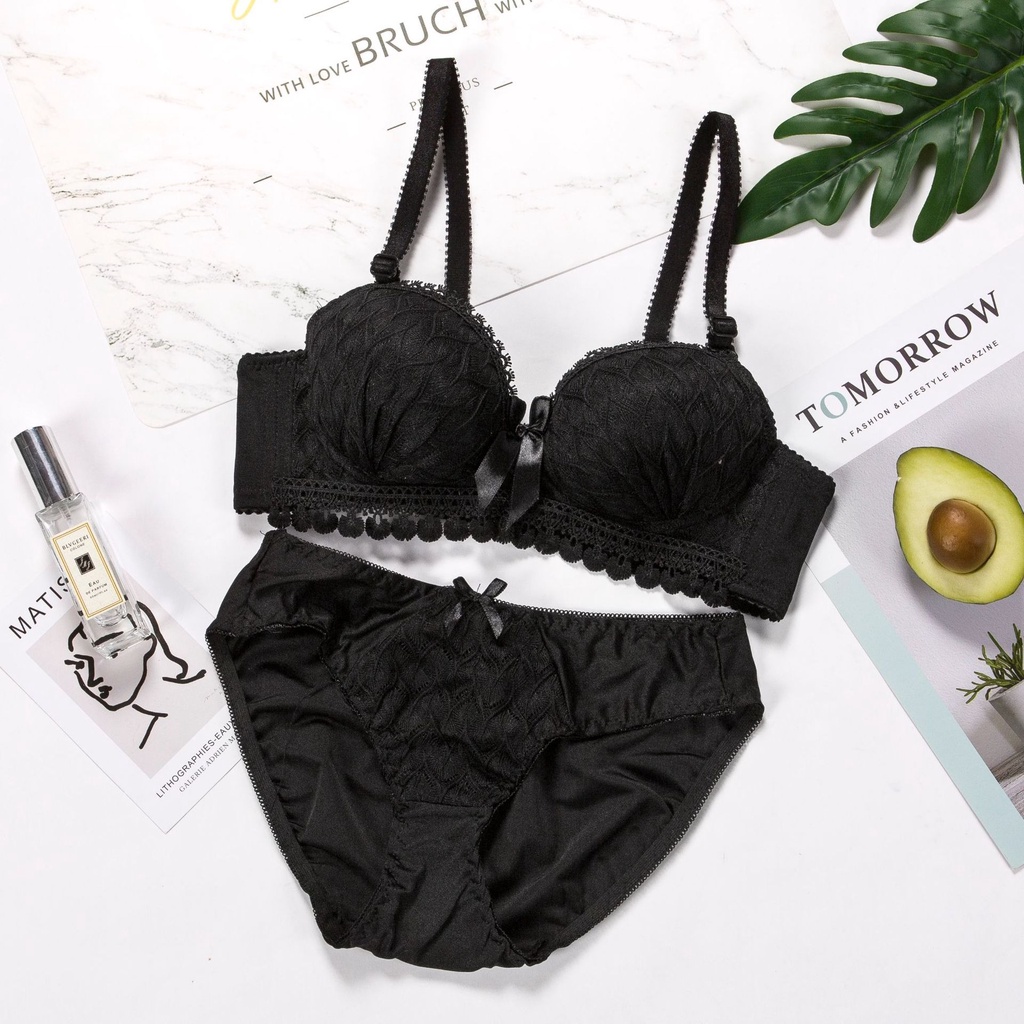 Jual Set Bra / BH cewek wanita import korea seksi renda KR052 premium SANGAT ELEGANT dan NYAMAN ...