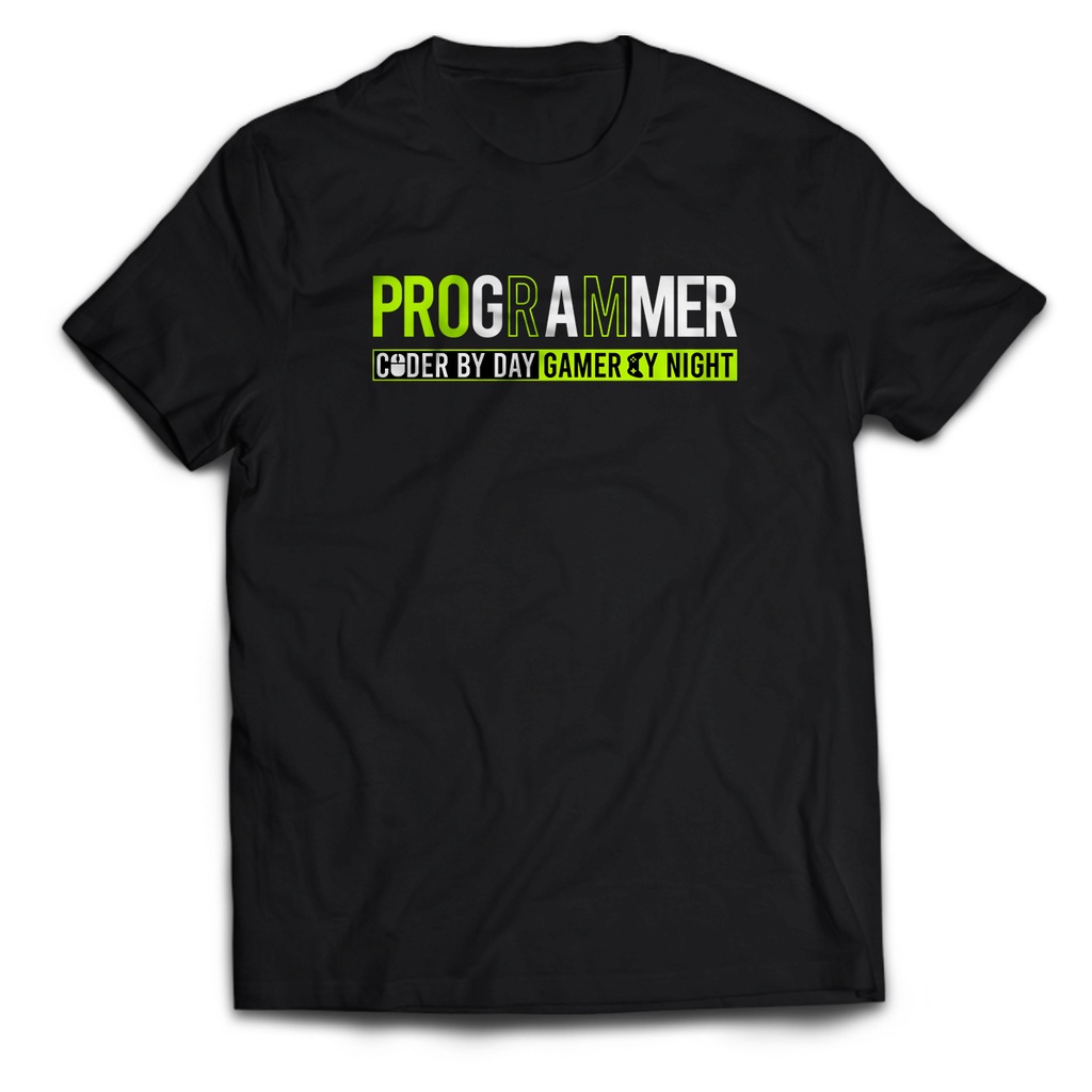 Jual Kaos Pria PROGRAMMER AND GAMER Coding Programming Dewasa Baju ...