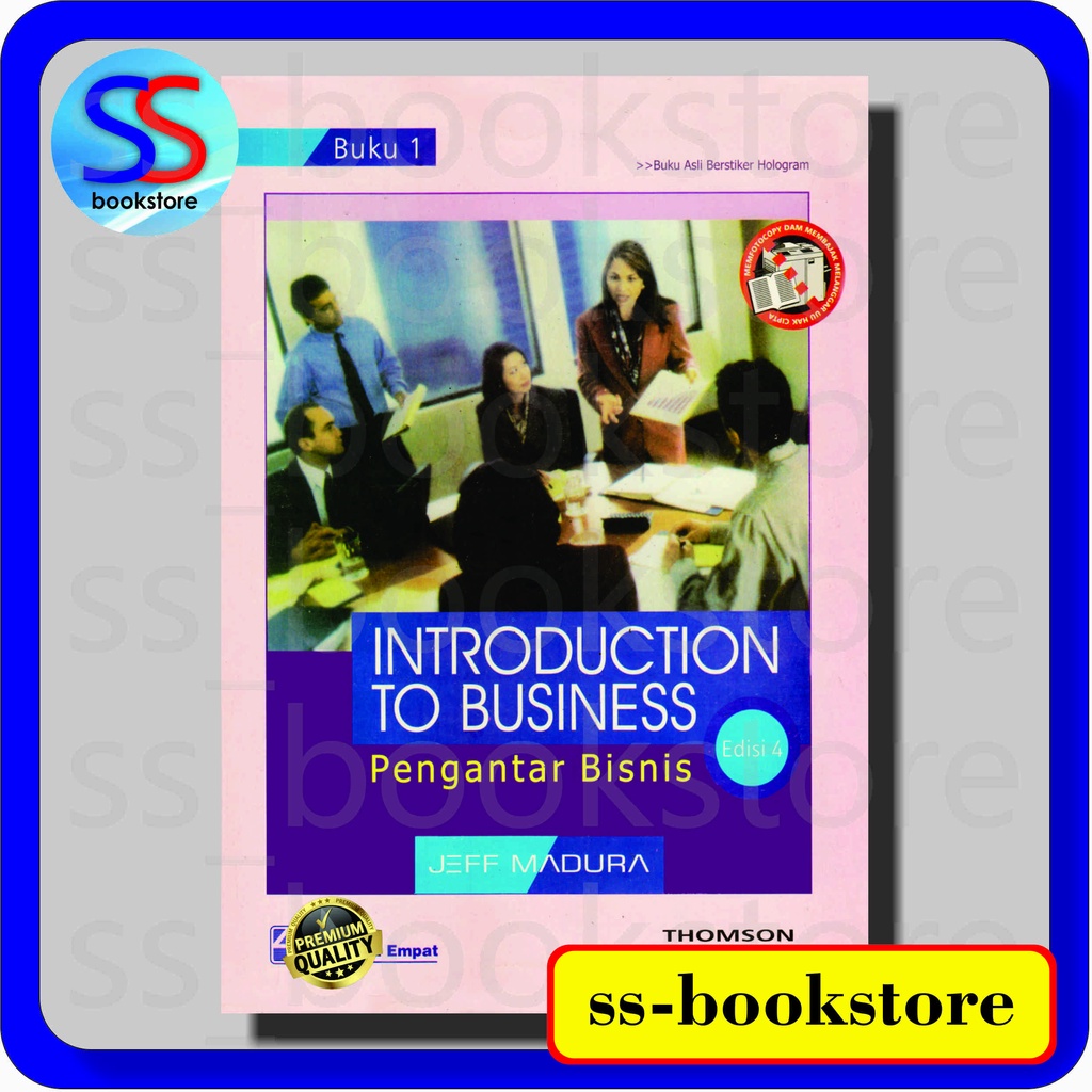 Jual PENGANTAR BISNIS INTRODUCTION TO BUSINESS EDISI 4 BUKU 1 JEFF MADURA | Shopee Indonesia