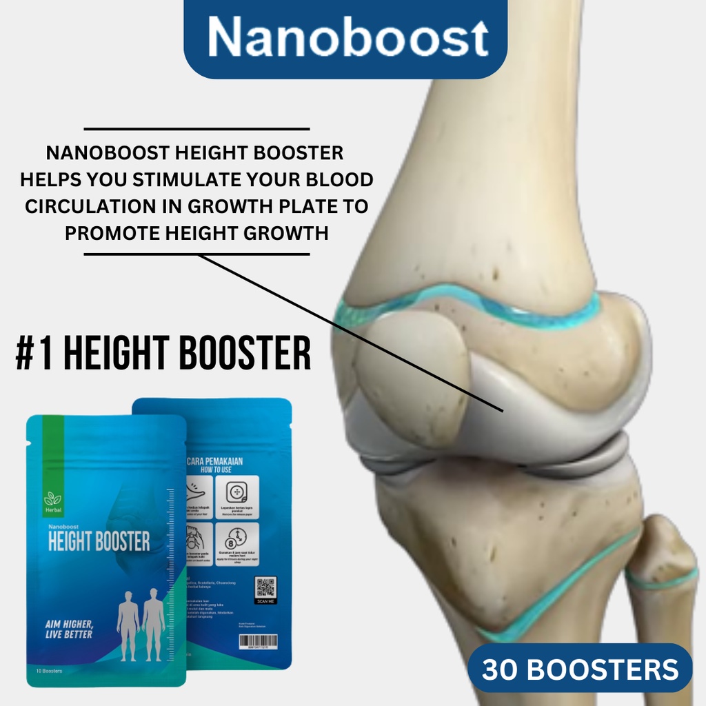 Jual Nanoboost Height Booster Koyo Peninggi Badan Taller Patch Herbal ...