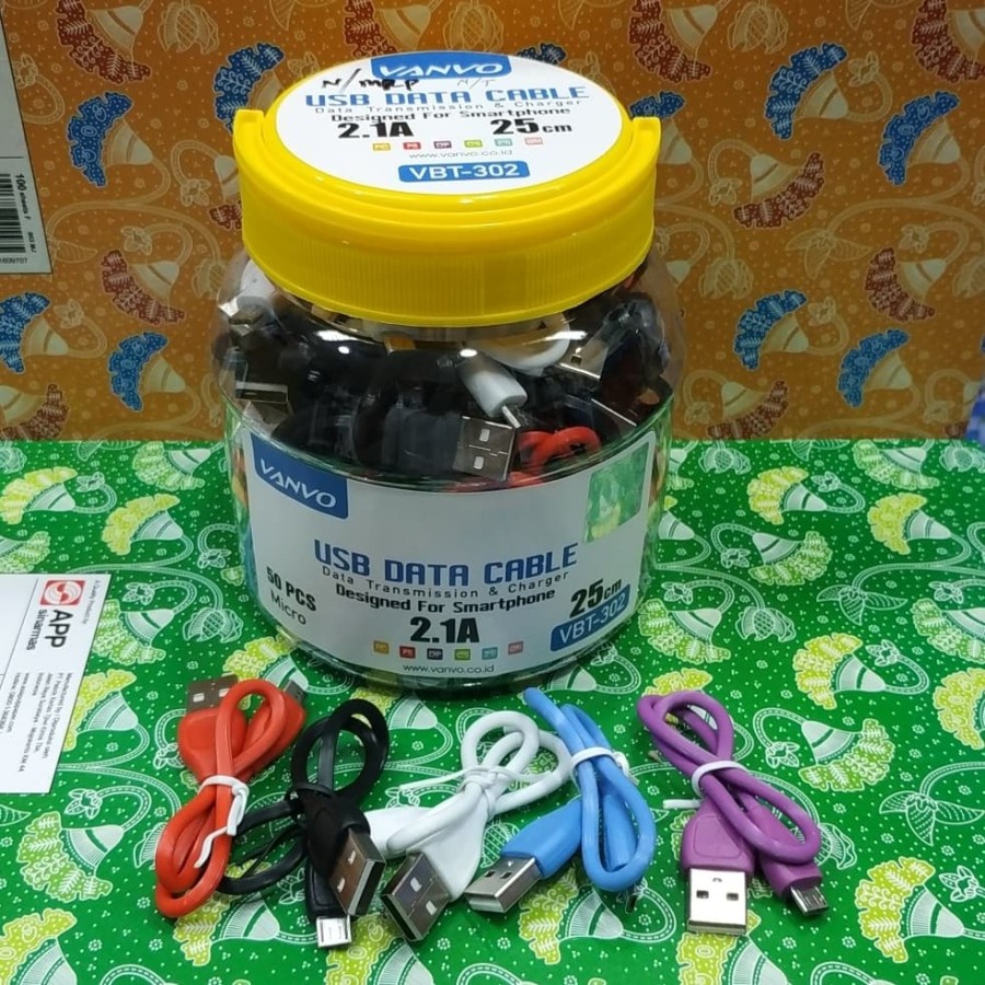 Jual KABEL POWERBANK PENDEK 25CM MICRO USB , TYPE C (LEBAR) , LIGHTNING ...