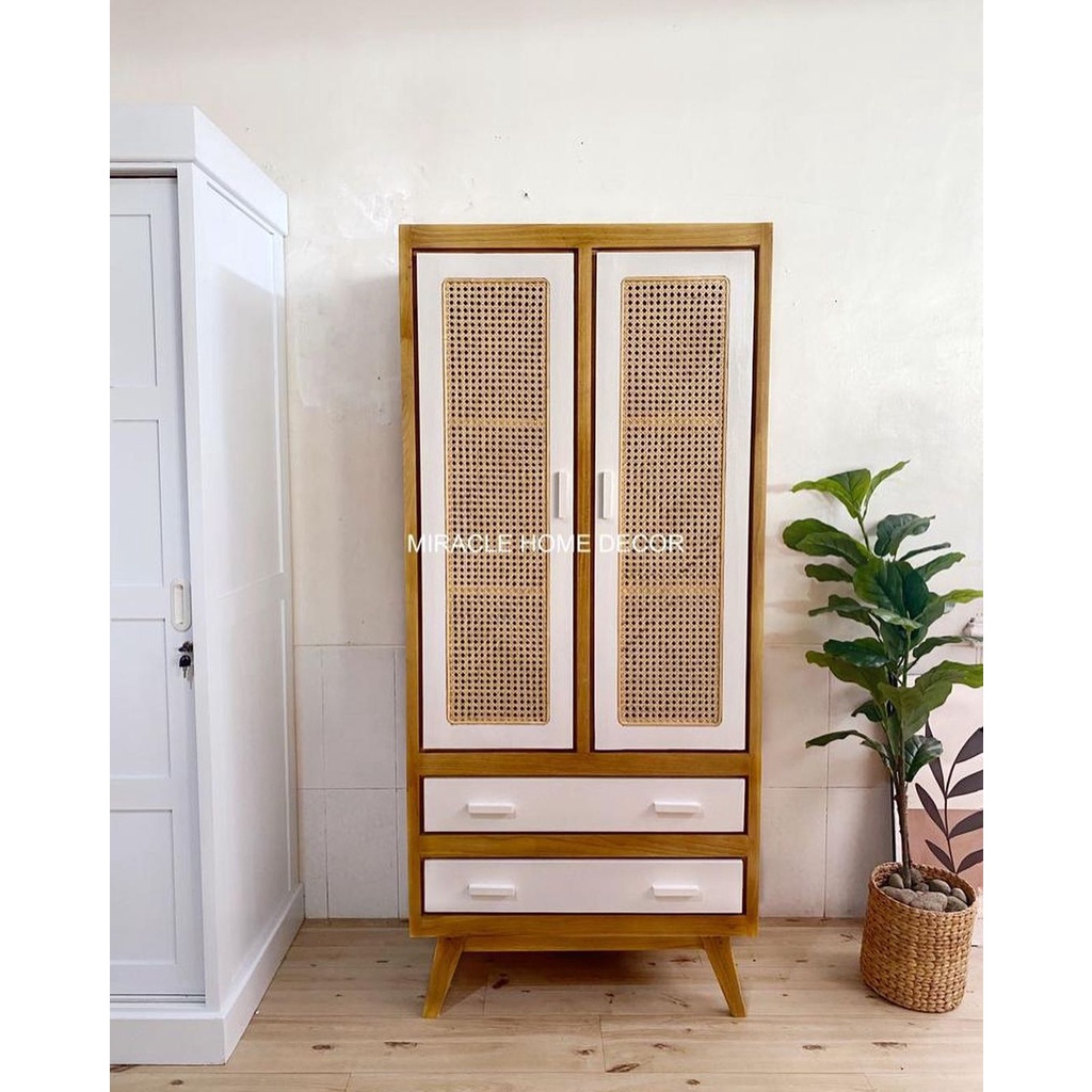 Jual Almari rotan khoroso - Lemari baju kayu mindi | Shopee Indonesia