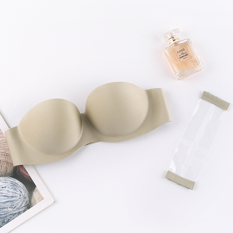 Jual [NL] PUSH UP BRA STRAPLESS BH TANPA STRAP LESS HALF CUP A AB B C ...