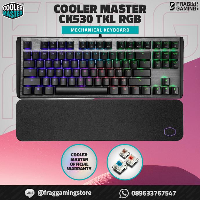 Jual Cooler Master CK530 V2 CM CK530 TKL RGB Mechanical Gaming Keyboard ...