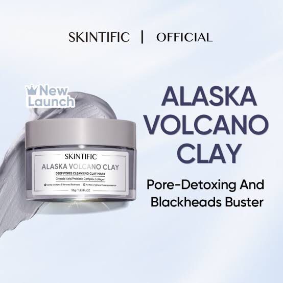 Jual SKINTIFIC ALASKA VOLCANO CLAY MASK | Shopee Indonesia