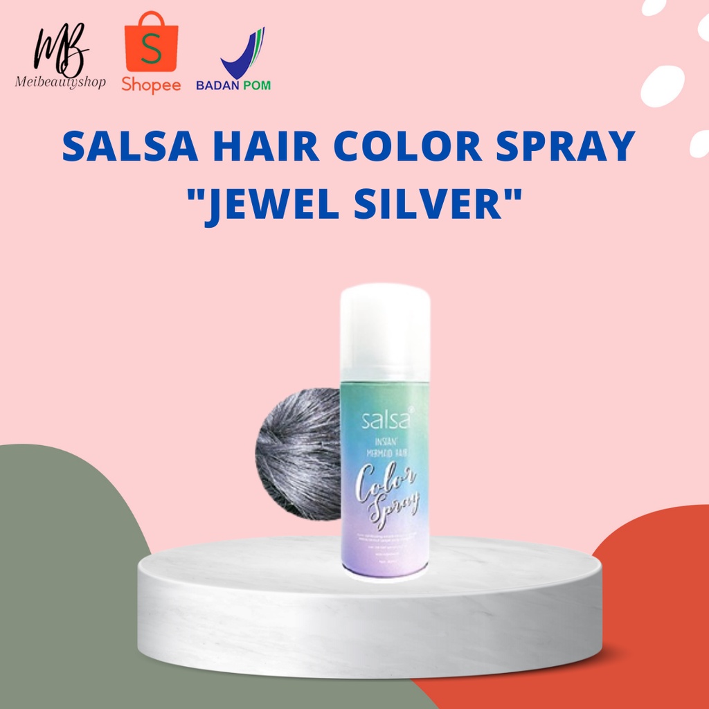 Jual Salsa Instant Mermaid hair colour spray semir rambut spray 80ml ...