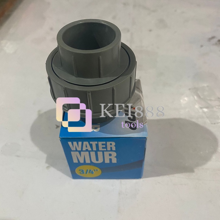 Jual WATERMUR | WATER MUR | UNION FITTING PVC HPP 3/4" 3/4 INCH ...