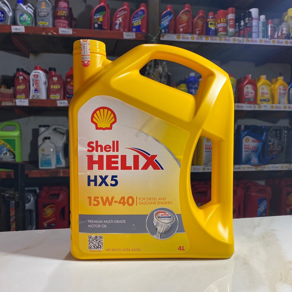 Jual SHELL Helix Hx5 15w-40 Oli Pelumas Mesin Mobil Premium Multi-Grade ...