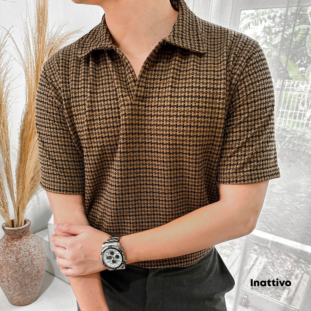 Jual Polo Pria Knit by Inattivo Adjust | Shopee Indonesia