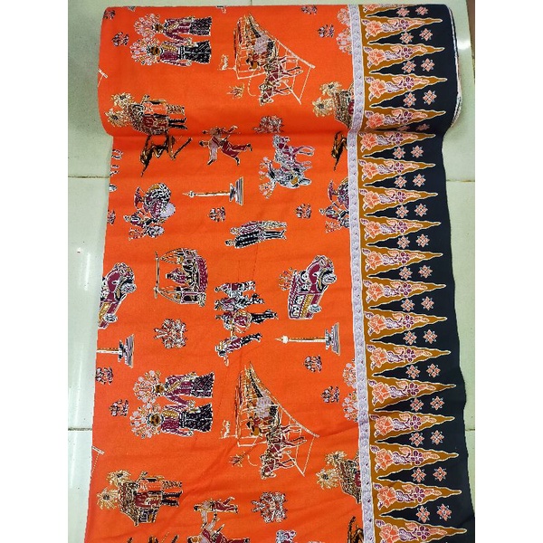 Jual New Batik Motif Ondel-ondel Sripamiluta ningrat. Bahan Kain Batik ...