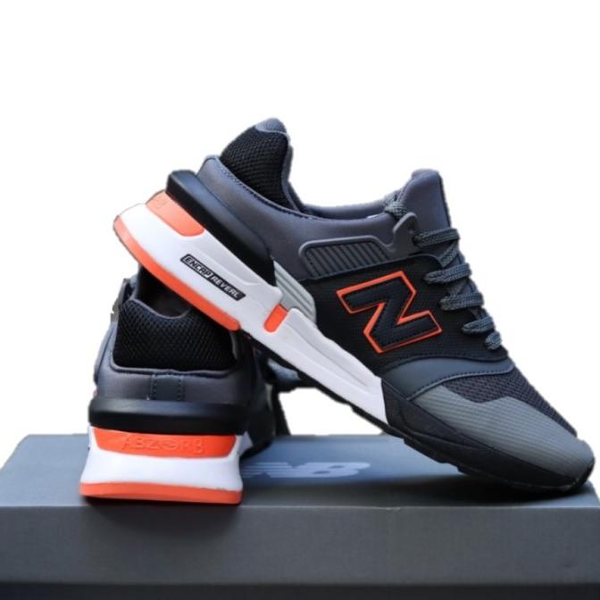 Jual Sepatu NB New Balance 997 Encap Reveal Black Wolf Orange Sneakers ...