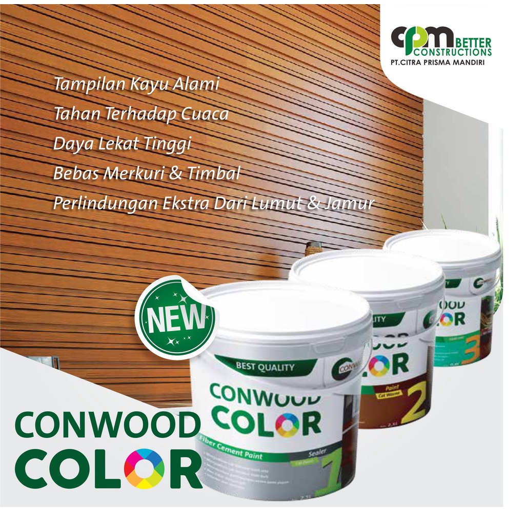 Jual Cat Conwood Color Paint 1L | Shopee Indonesia