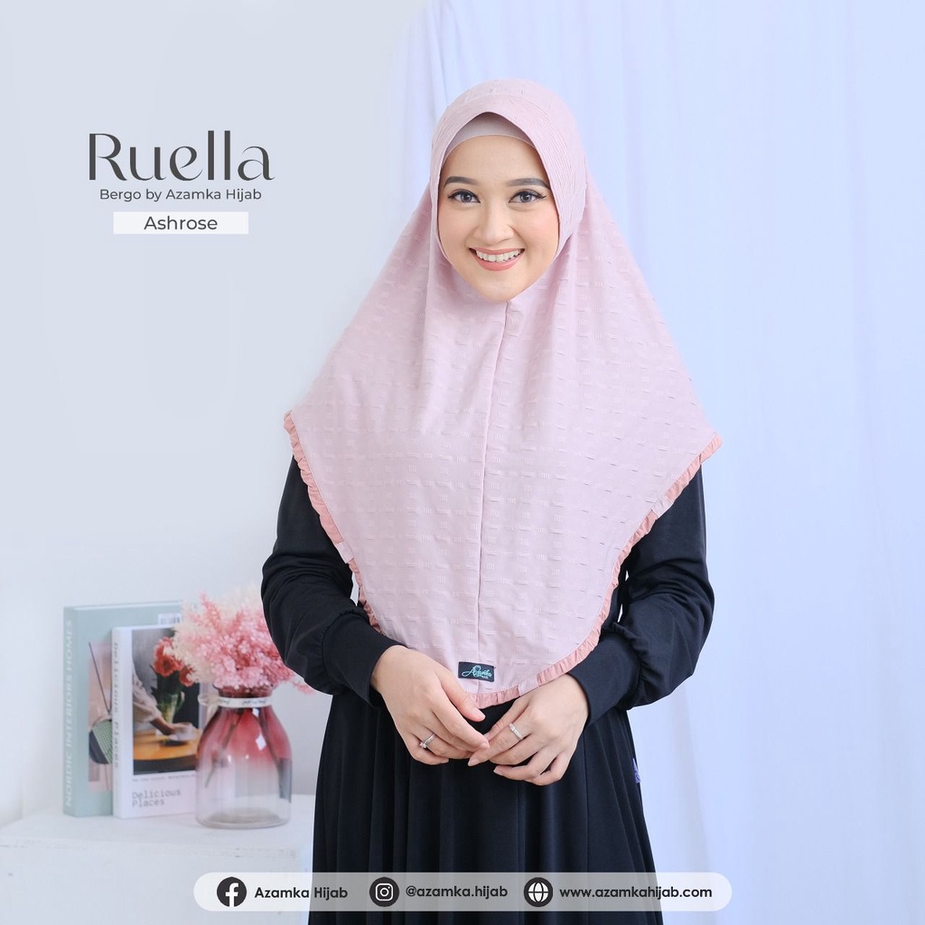 Jual Ruella Hijab Cantik Azamka Model Terbaru Enak Dipakai Kapan Aja ...