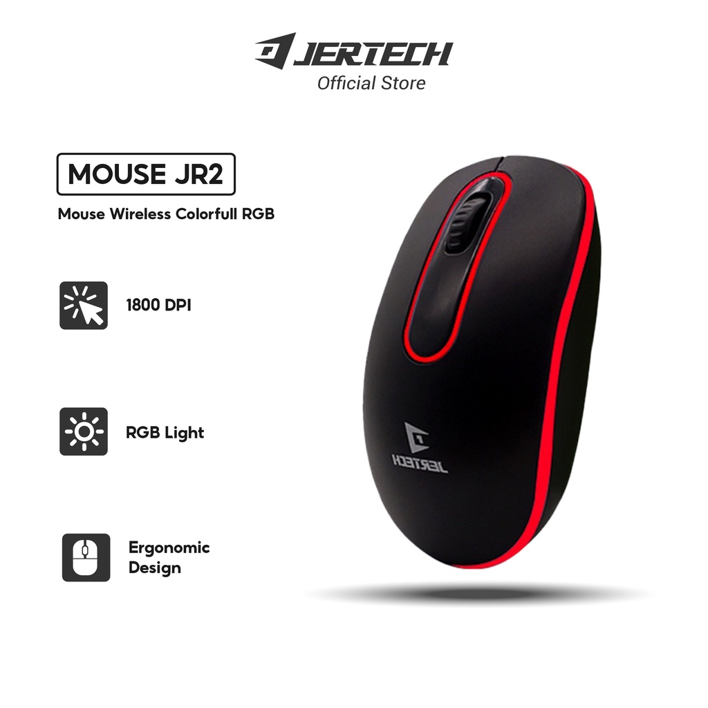 Jual JERTECH Mouse Wireless JR2 Sensitive Operation Without Lag ...
