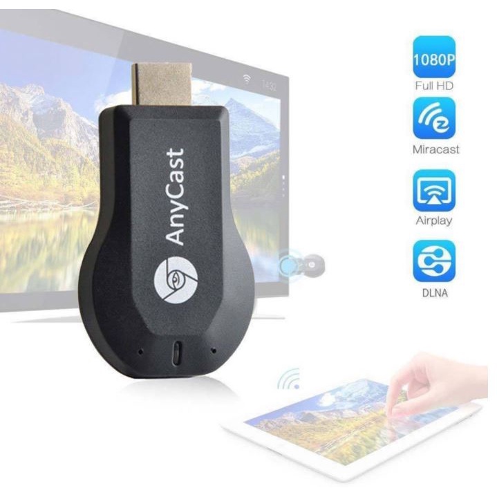 Jual COD Anycast Dongle HDMI Wireless Smartphone Mirror Mirroring Screen TV | Shopee Indonesia