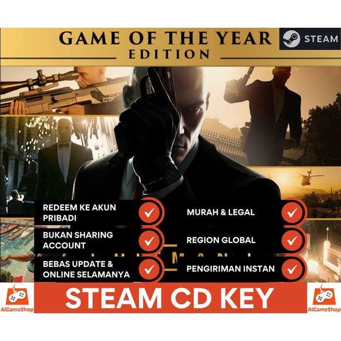 Jual HITMAN GOTY Edition Original PC Game Steam | Shopee Indonesia