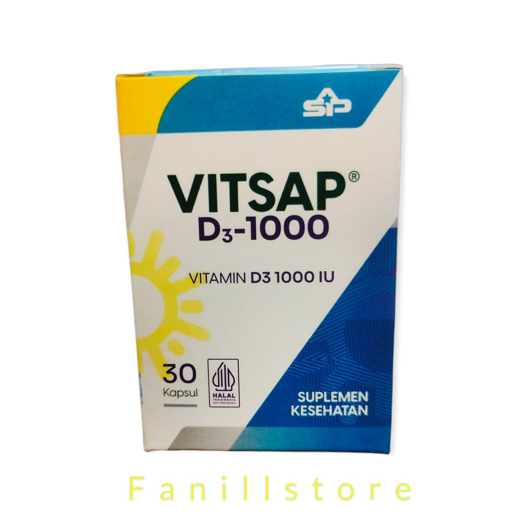 Jual Vitsap D3 1000 IU Box Isi 30 Kapsul | Shopee Indonesia