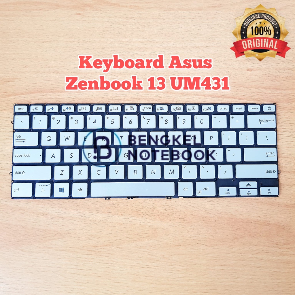 Jual Keyboard Asus Zenbook 13 UM431 UM431DA UM431D UX431 X431 V431 K431 S431 X431 RX431FA ...