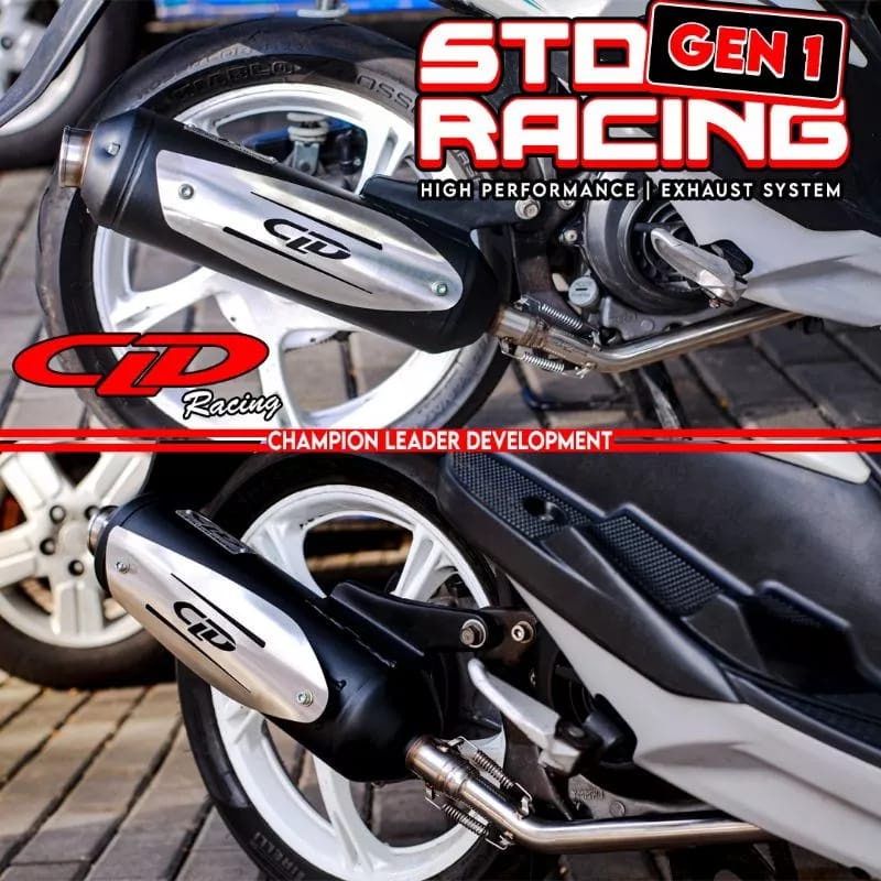 Jual Knalpot CLD Standar Racing Gen 1 Beat Scoopy Genio Mio Mio 125 ...