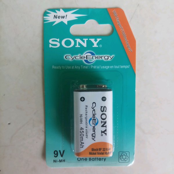 Jual Baterai Sony 9V Volt Kotak Cas Isi Ulang Rechargeable | Shopee ...