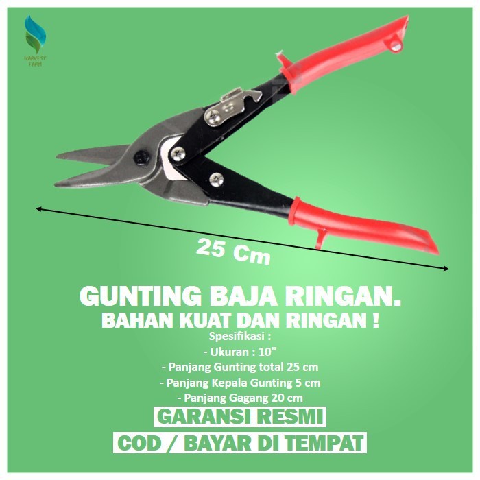 Jual Best Seller Gunting Baja Ringan Tekiro Krisbow Gunting Holo Seng ...