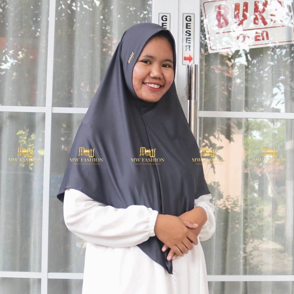 Jual MAWADDAH Hiljab Bergo Hamidah Non Pet Jersey Premium/Kerudung Instan Malay Non Pet/Jilbab ...