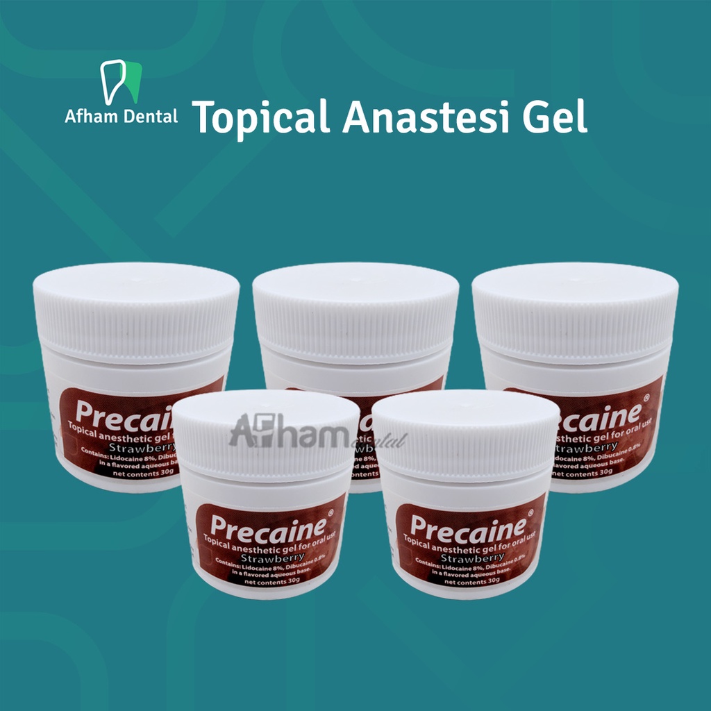 Jual DENTAL PRECAINE TOPICAL ANASTESI GEL AFHAM DENTAL | Shopee Indonesia