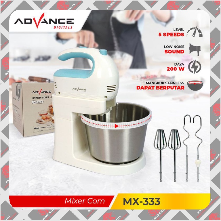 Jual MIXER BERDIRI ADVANCE MX 333 STAND MIXER KAPASITAS 2 LITER | Shopee Indonesia