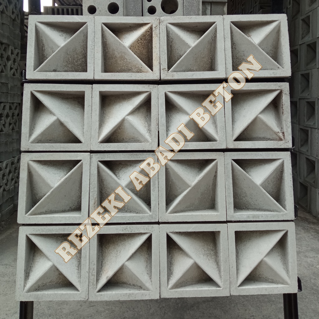 Jual Roster Beton Minimalis Modern, Roster Beton Anti Tampias Motif ...