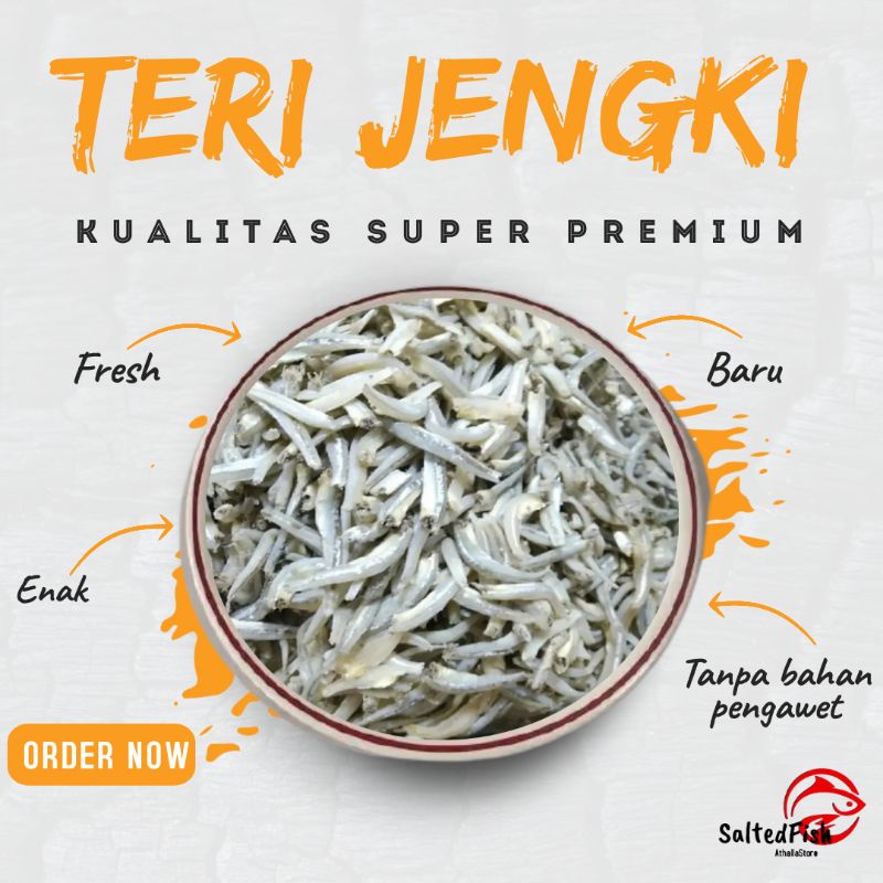 Jual Ikan Asin Teri Jengki 1kg Kualitas Super Premium | Shopee Indonesia
