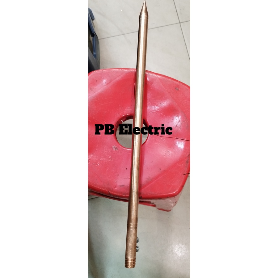 Jual Splitzen 3/4" x 50 cm Full Tembaga / Tombak Anti Petir 3/4" x 50 ...