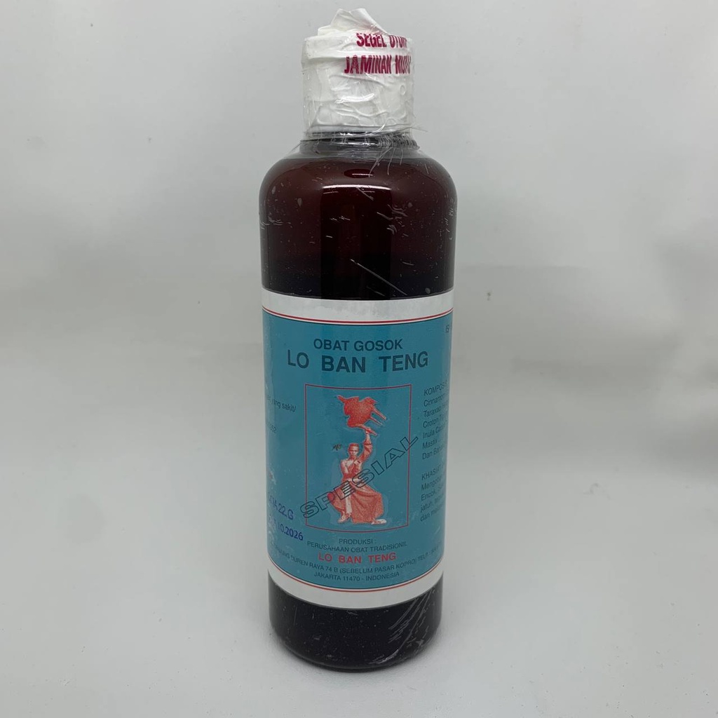 Jual Obat Gosok LO BAN TENG SPESIAL 200ml (BOTOL PLASTIK) | Shopee ...