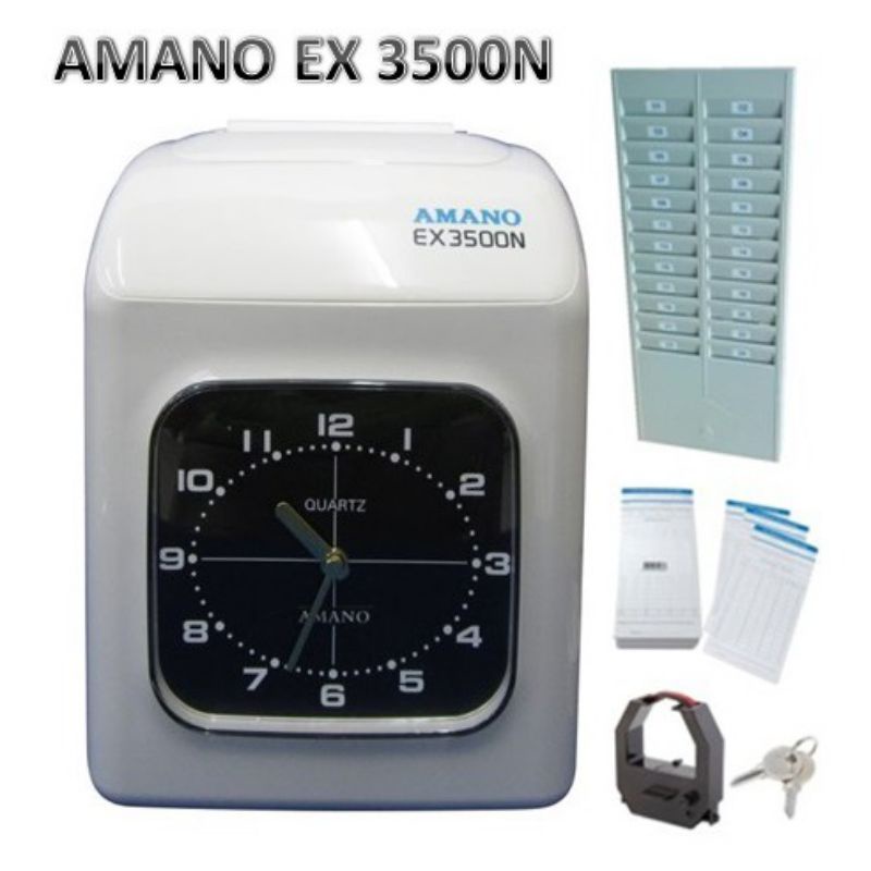 Jual AMANO MESIN ABSENSI EX 3500 N ABSEN MANUAL | Shopee Indonesia