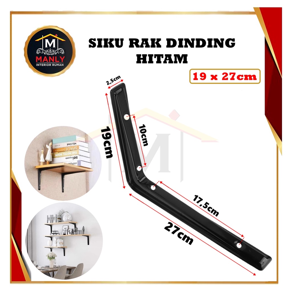 Jual Siku Rak Dinding Besi L Rak Penyangga Bracket Ambalan Siku Breket ...