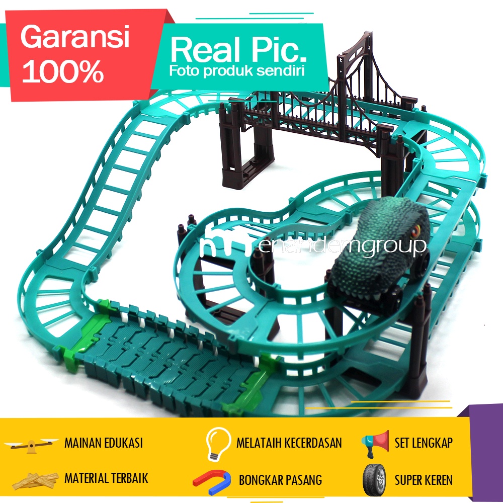 Jual Mainan Anak Edukasi Mobil Mobilan Dino Dinosaurus Track Kereta ...