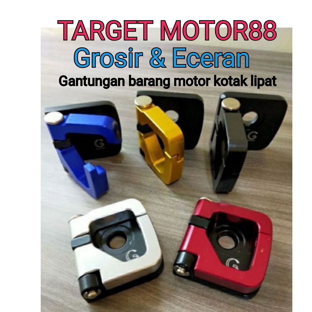 Jual Gantungan Barang Motor Kotak Lipat Universal Semua Motor (Grosir ...