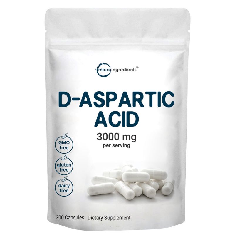 Jual D-Aspartic ACID 3000 Mg Original Microingredients USA Isi 300 ...