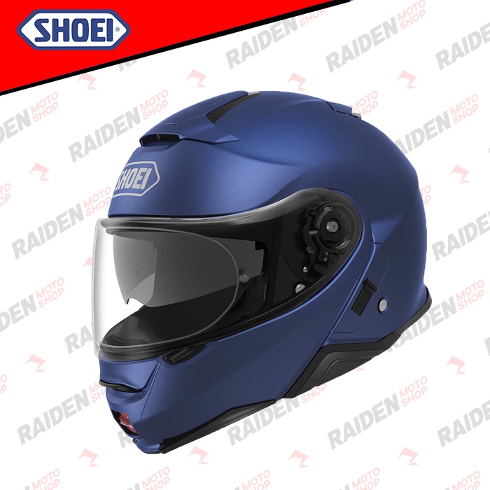 Jual Shoei Neotec II Matt Blue Metallic Modular Helmet | Shopee Indonesia