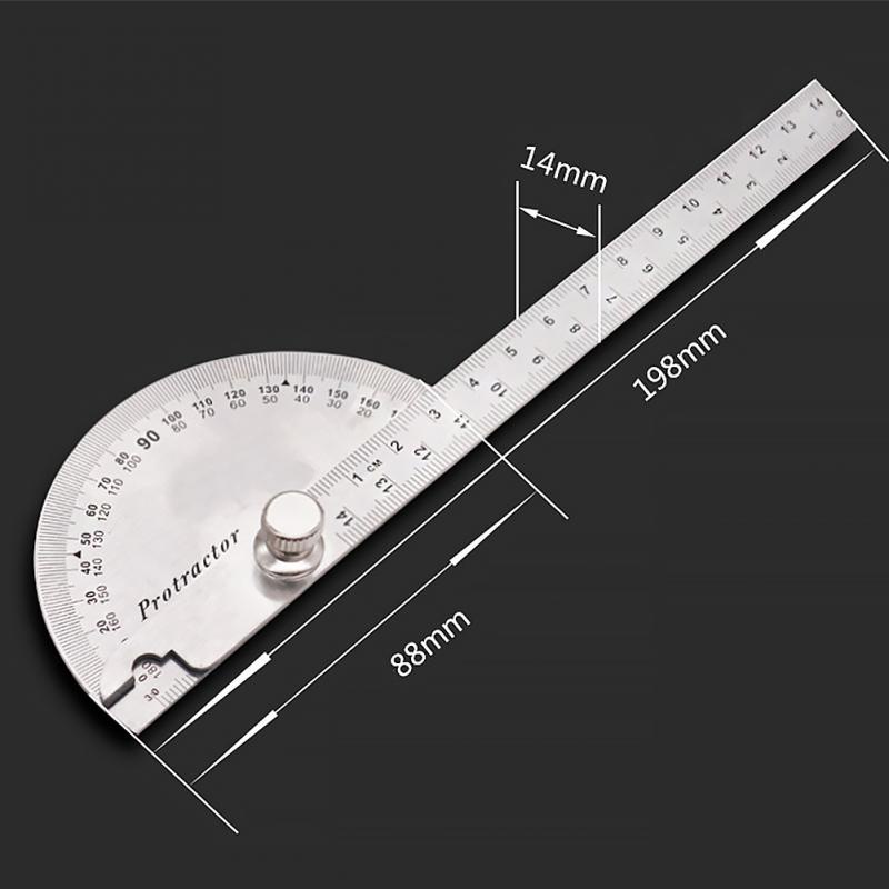 Jual Protractor Penggaris Busur Derajat Measuring Ruler 14.5cm 180 ...