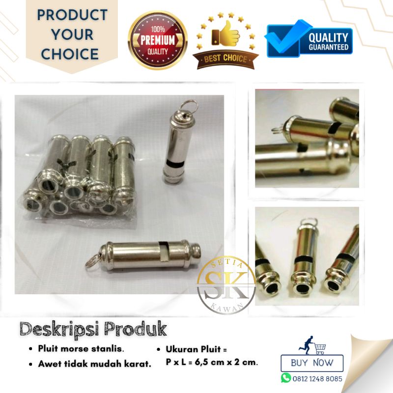 Jual PELUIT PRAMUKA BESI / MORSE / SEMPRONG PRAMUKA | Shopee Indonesia