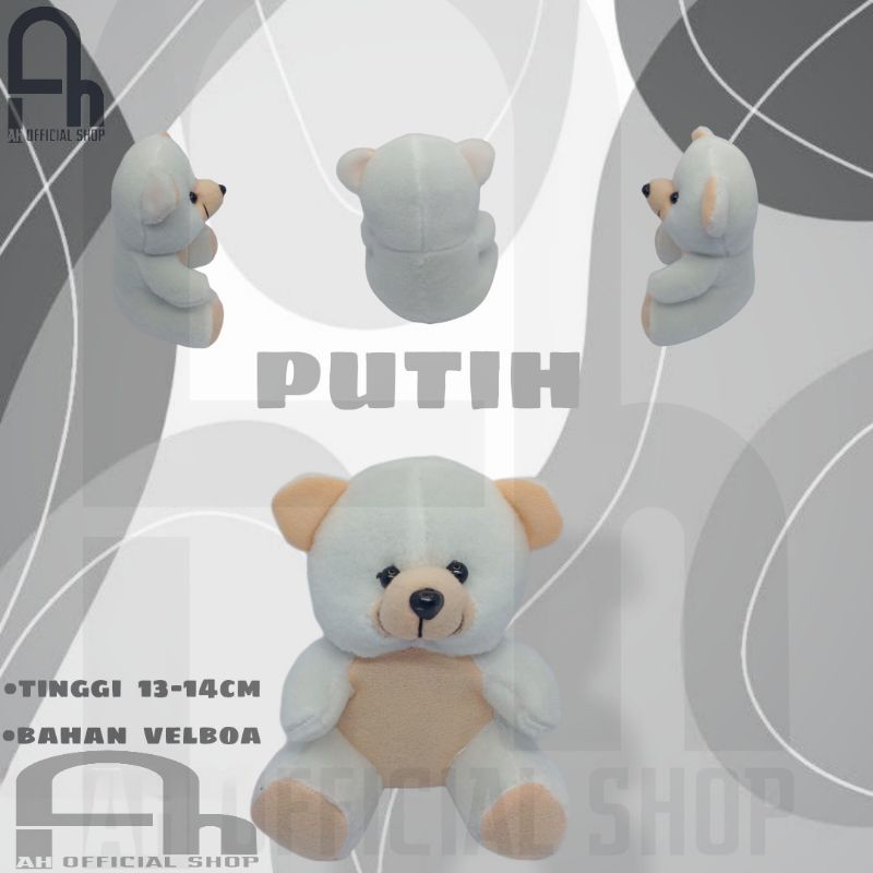 Jual Bear Bucket Putih/Bear Wisuda Putih/Bear Souvenir Putih/Boneka ...