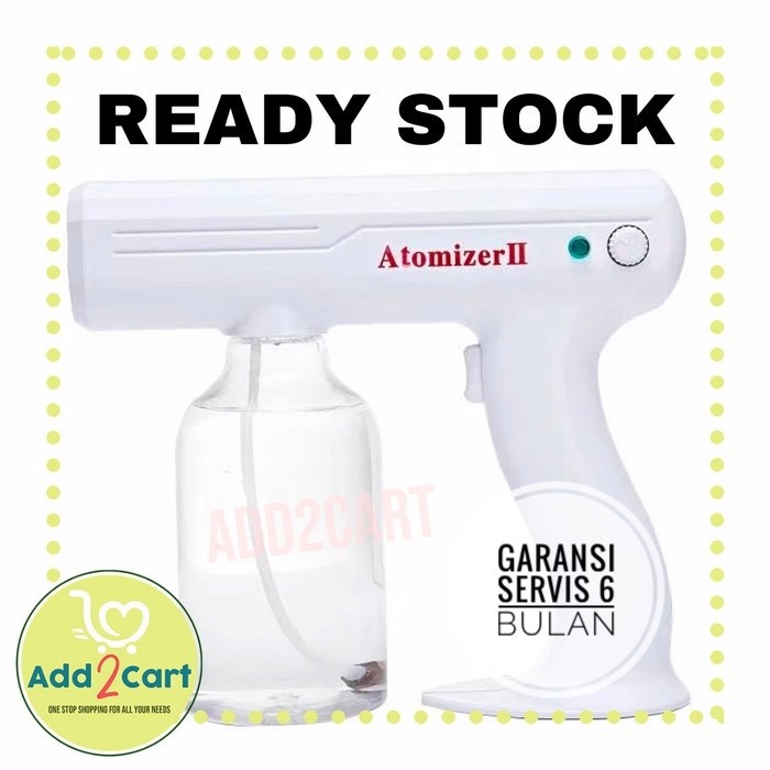 Jual ATOMIZER II - PORTABLE WIRELESS NANO STEAM DISINFEKTAN SPRAY GUN ...