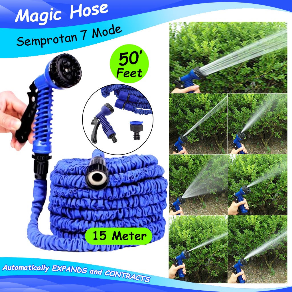 Jual Magic Hose Komplit Selang Semprotan Air Selang Air Magic Hose 15 ...