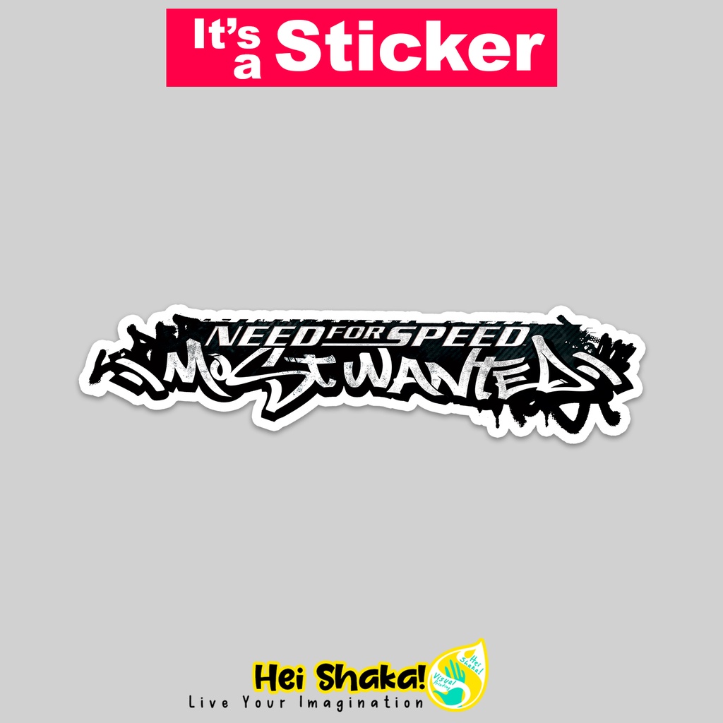 Jual Stiker Need For Speed Most Wanted Black Edition Sticker Gamer ...
