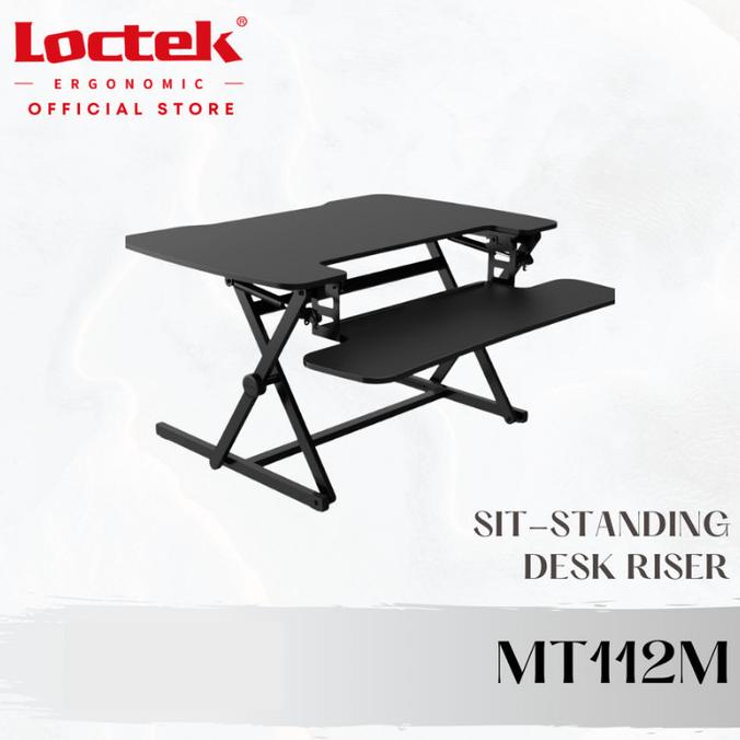 Jual Loctek Ergonomic MT112M Sit-Standing Desk with movable Keyboard ...